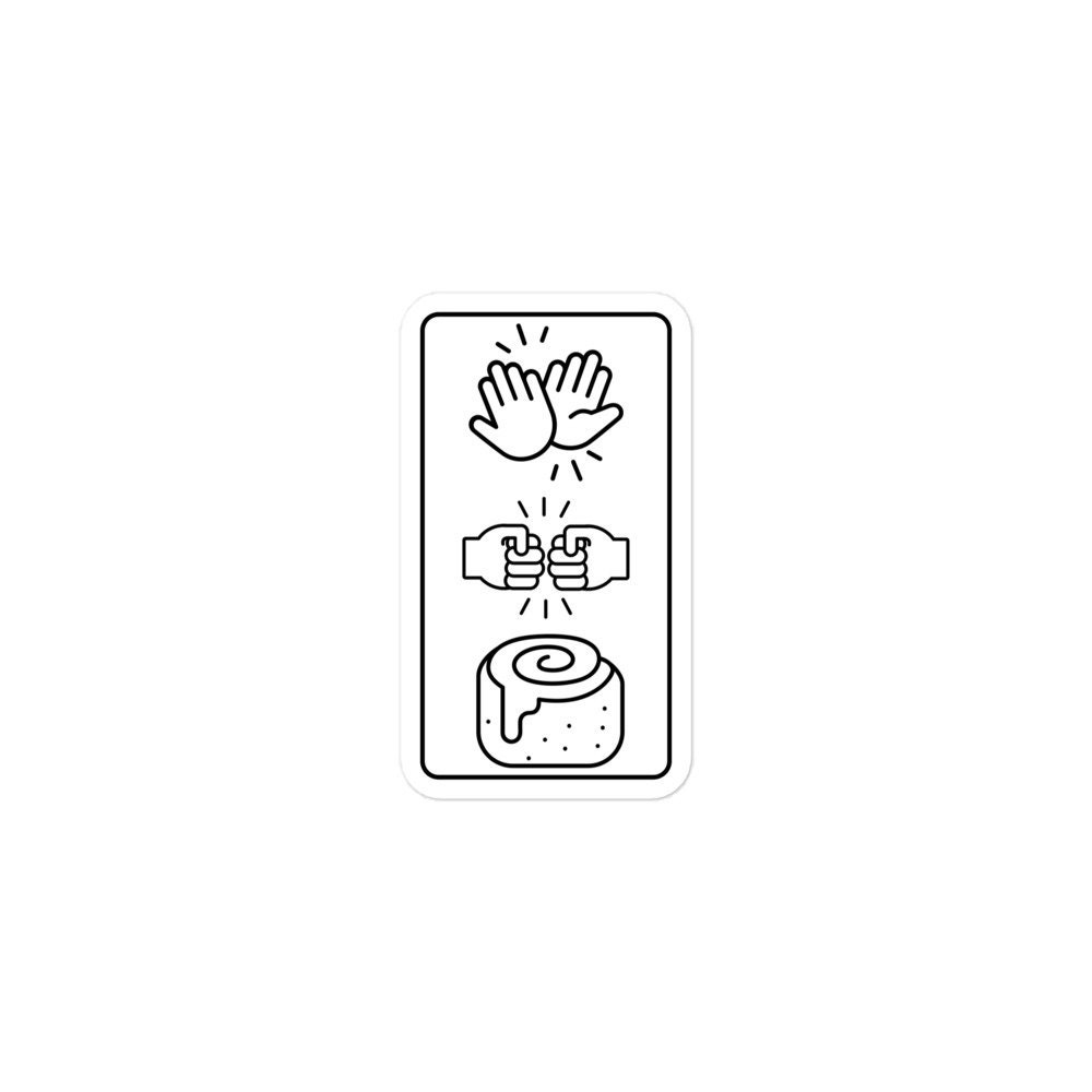 Jiu Jitsu Sticker Slap Tap Roll Sticker Slap Bump Roll Sticker Bjj ...