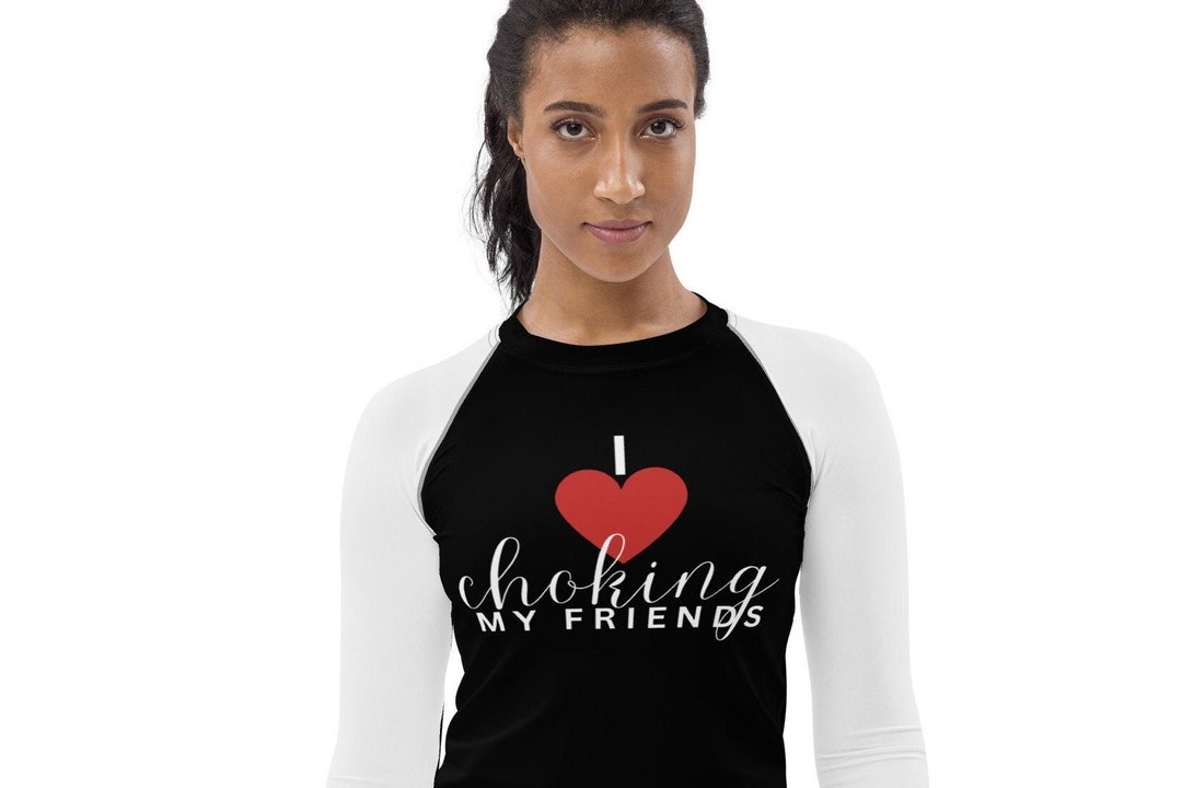 BJJ Rash Guard for Women Women's Funny Rash Guard Jiu Jitsu Rash Guard ...