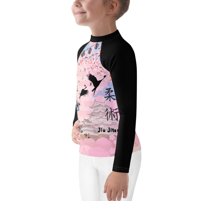 Little Girls Jiu Jitsu Rash Guard Pretty Girls Rash Guard Girls Rash ...