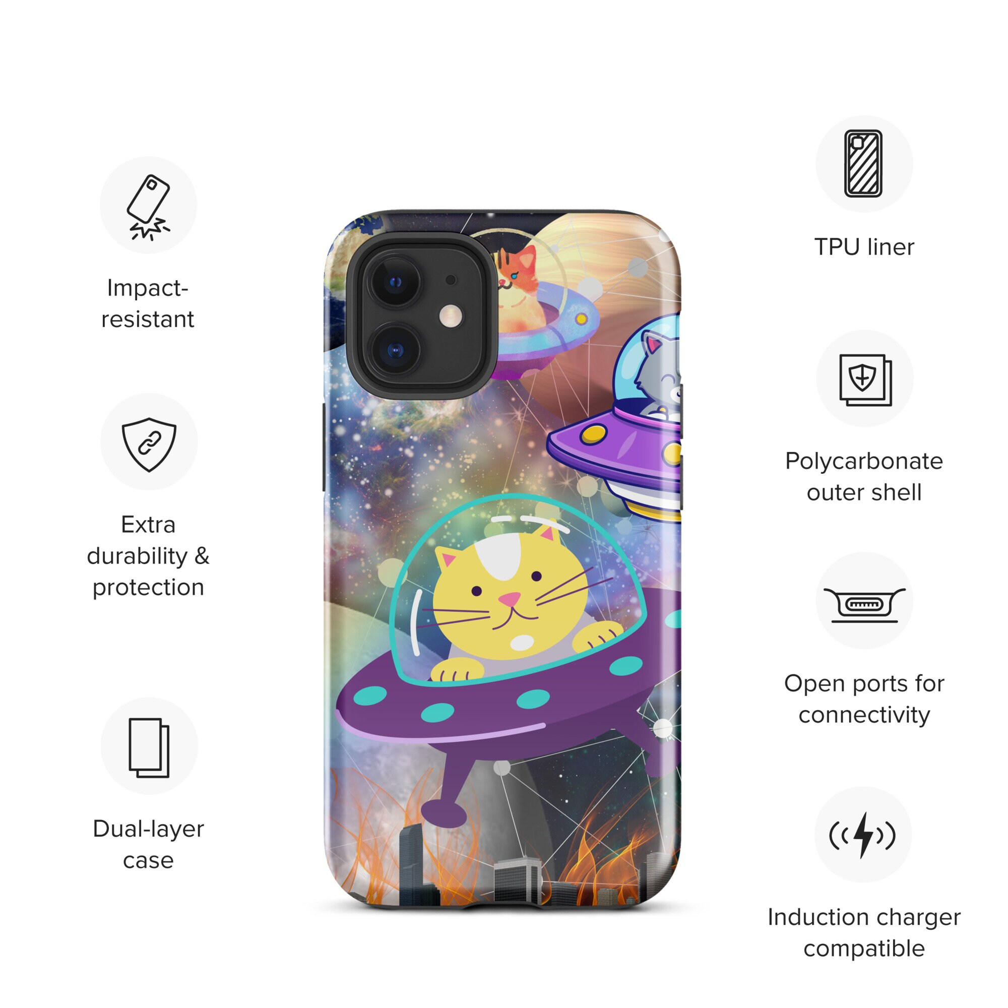 Cats iPhone Case Silly Cats iPhone Case Gift for Cat Lover - Etsy UK