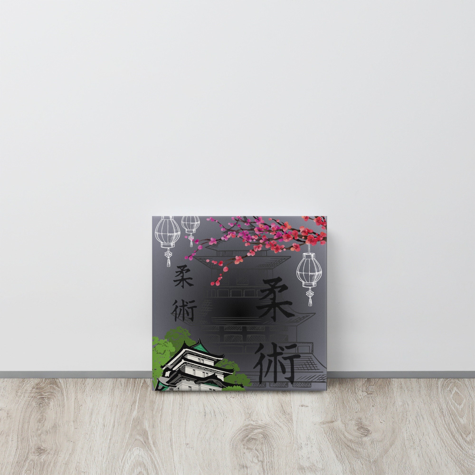 Jiu Jitsu Wall Art BJJ Wall Art Abstract Martial Arts Wall Art Japanese ...