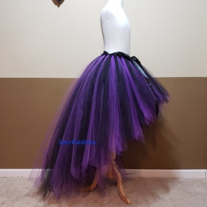 B01 Black & Touch of Gold High-low Tutu/ Witch Costume/ Witch Tutu ...
