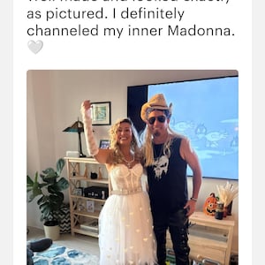 A30 Madonna Like a Virgin Custom White High-low Tutu With Hearts/ 80's ...