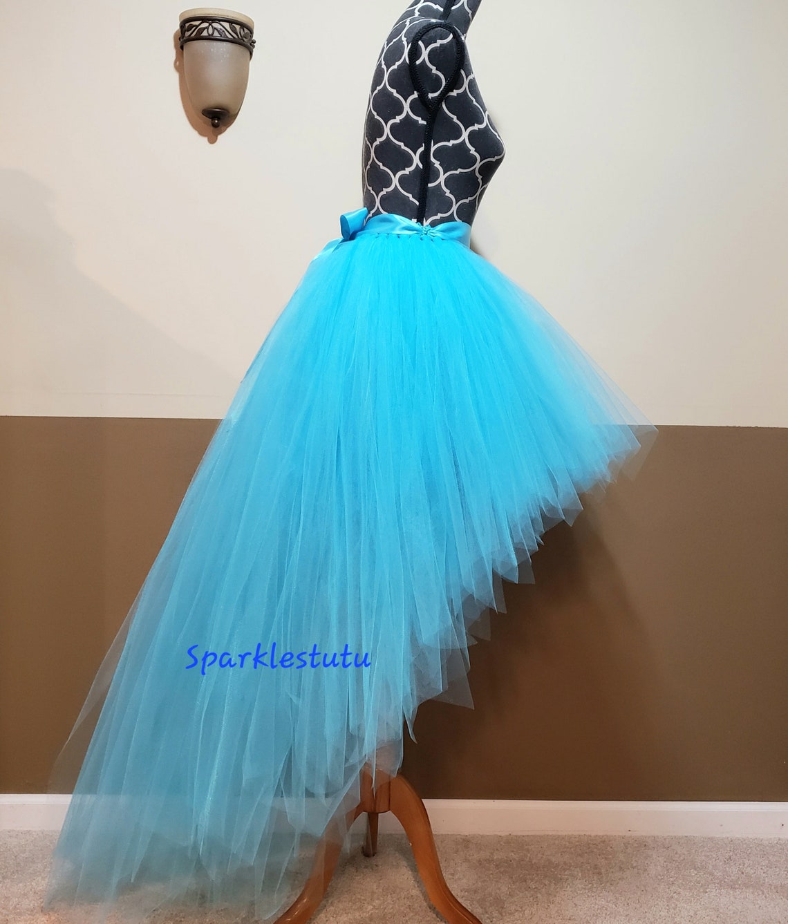 A02 Royal Blue High-low Tutu with Sewn in Satin Lining//hi - Etsy