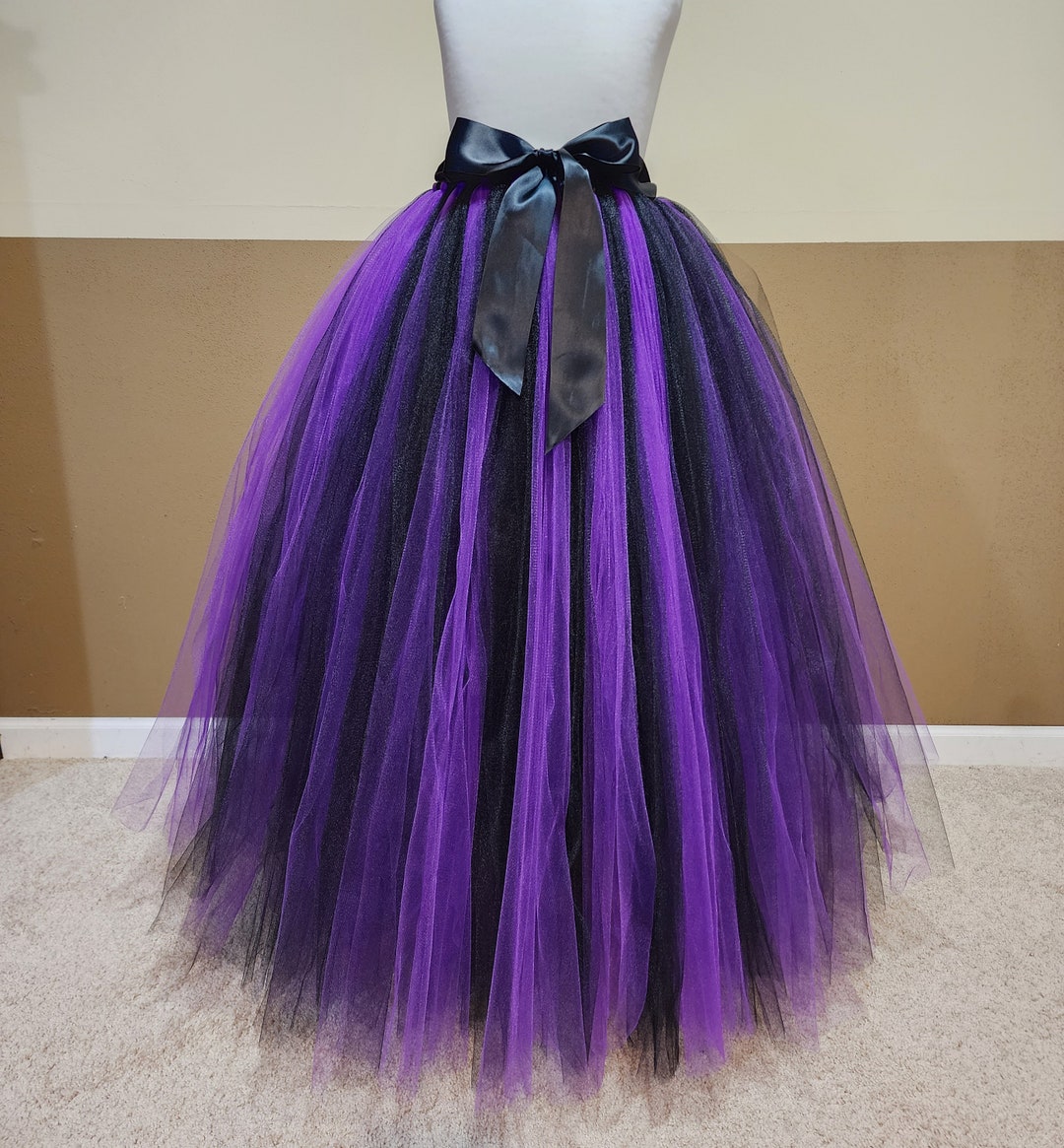 F13 Long Length Witch Tutu/ Witch Costume/ Halloween Tulle Costume ...