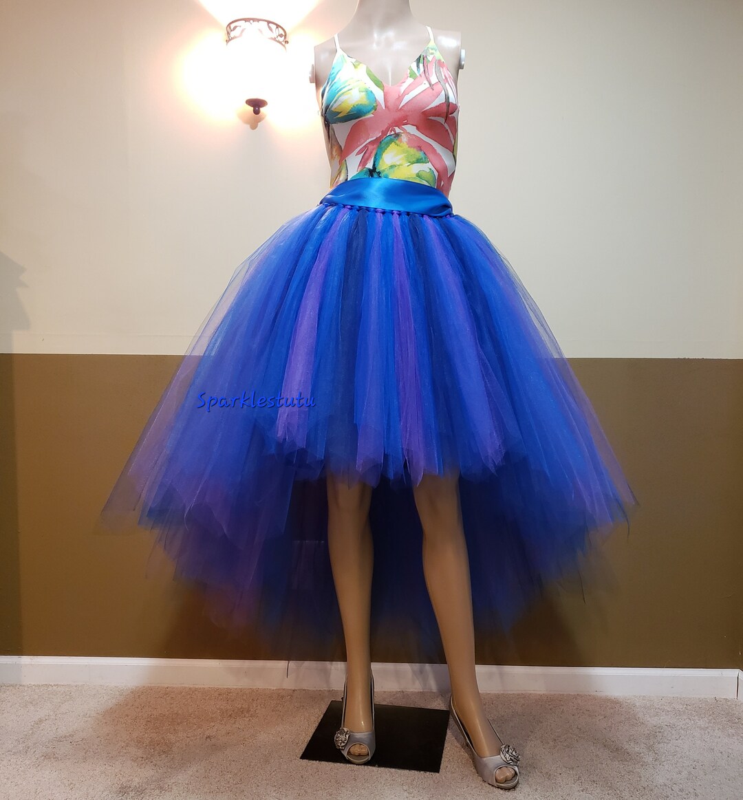 C07 Galaxy High-low Tutu with Sewn in Satin Lining//mix Color Hi Lo ...