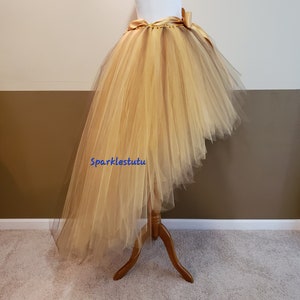 B03 Black & Aqua High-low Tutu (with Sewn in Satin LINING)//(33 Colors ...