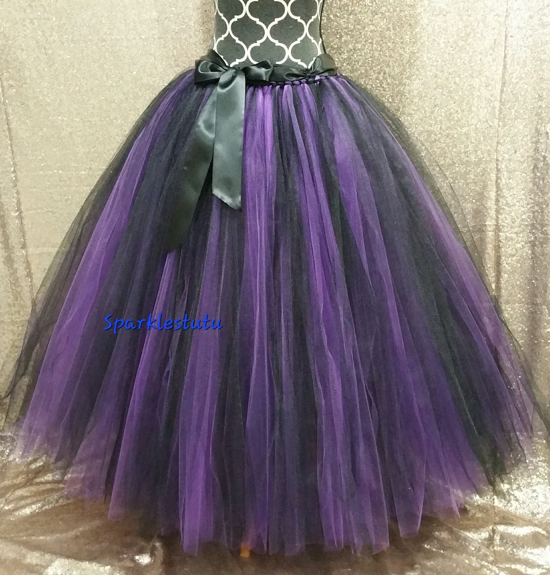 F03 Full Length Witch Tutu/ Witch Tulle Costume/ Halloween Tulle ...
