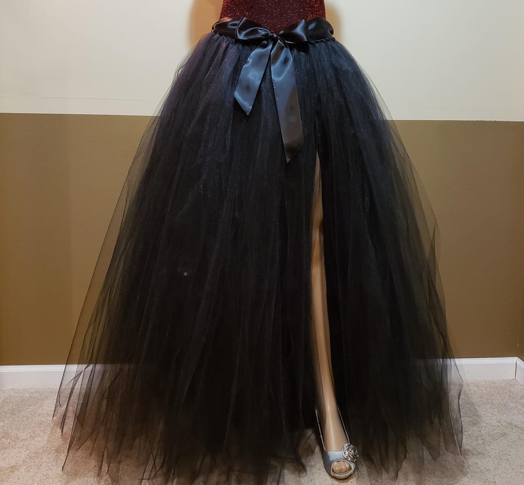 K32 LED Full Length Adult Tutu With Slit/ Tulle Skirt With Slit ...