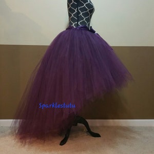 A02 Royal Blue High-low Tutu (with Sewn in Satin Lining)//hi - Lo Tulle ...