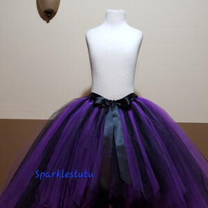 B01 Black & Touch of Gold High-low Tutu/ Witch Costume/ Witch Tutu ...