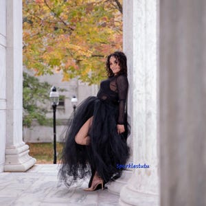 K32 LED Full Length Adult Tutu With Slit/ Tulle Skirt With Slit ...
