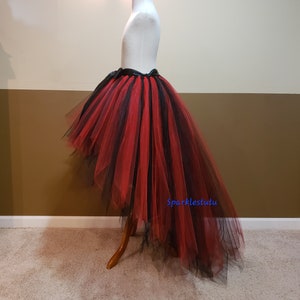 B03 Black & Aqua High-low Tutu (with Sewn in Satin LINING)//(33 Colors ...