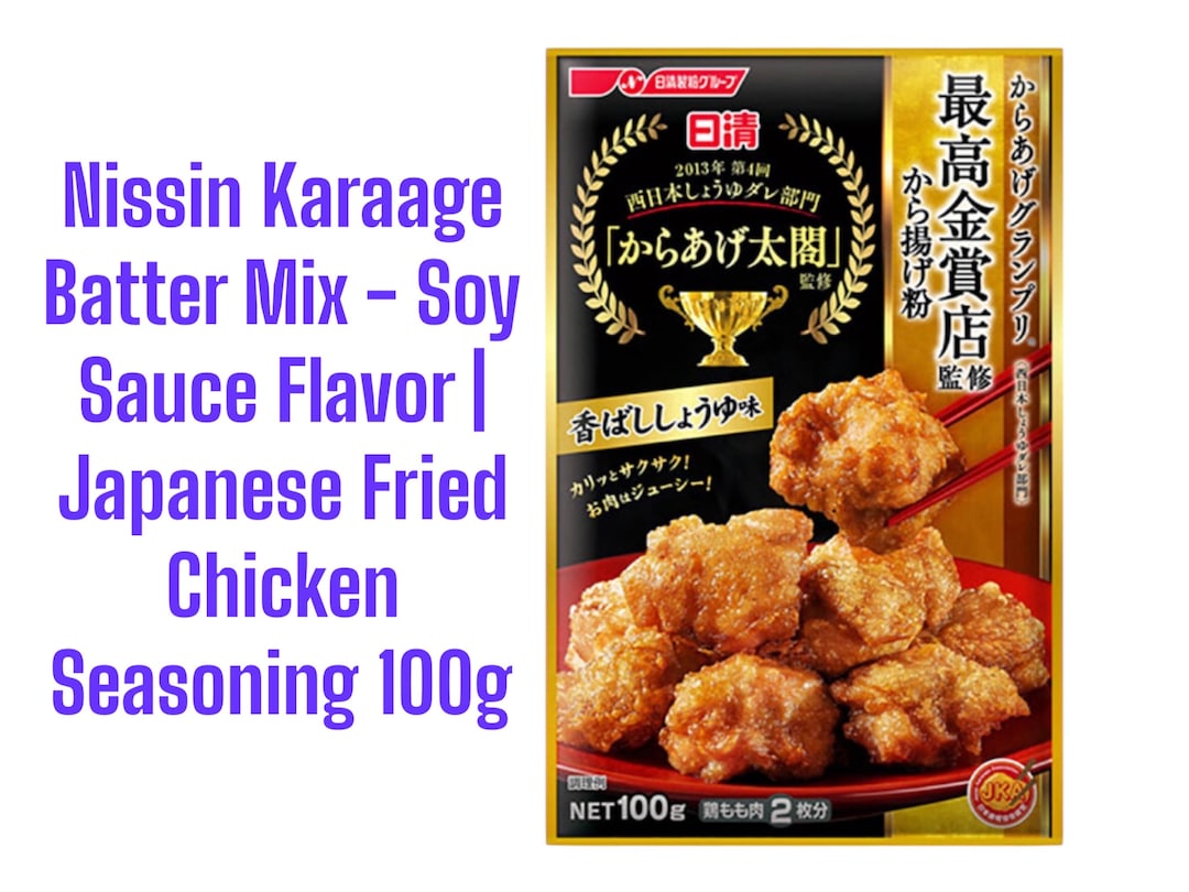 Nissin Karaage Batter Mix Soy Sauce Flavor Japanese Fried Chicken ...