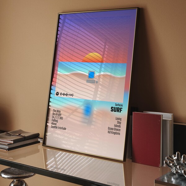 Surfaces Album Poster - Etsy