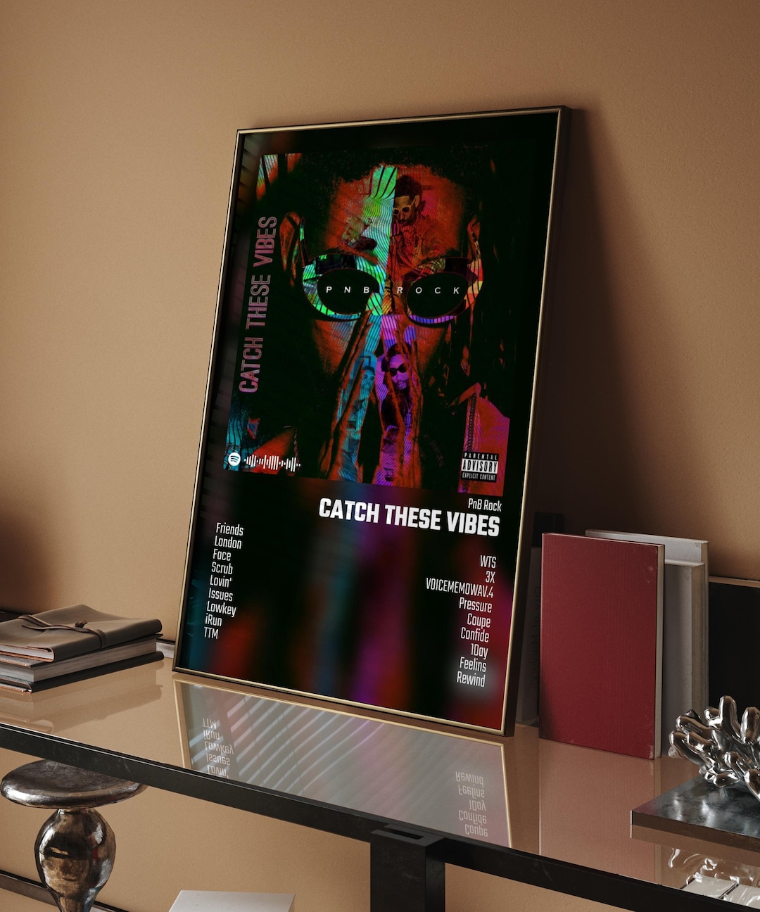 Pnb Rock Catch These Vibes Album Art Poster Custom - Etsy