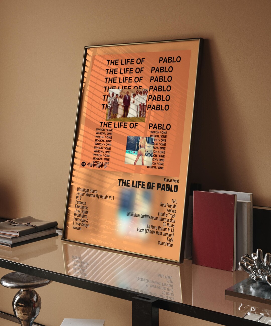 Kanye West the Life of Pablo Album Art Poster Custom - Etsy