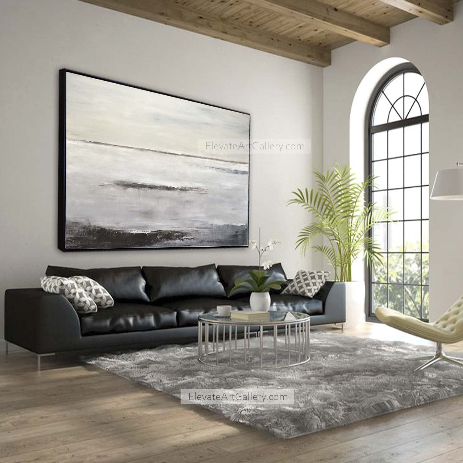 Original Large Abstract Painting, Calming Original Painting, Warm ...