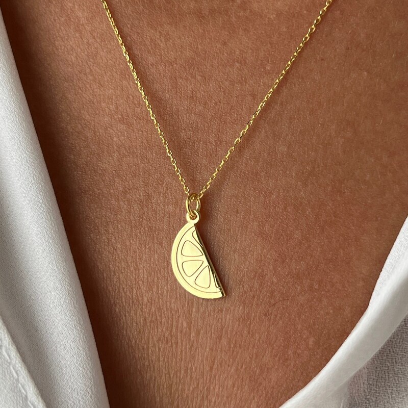 Lemon Jewelry Gold Plated - Etsy
