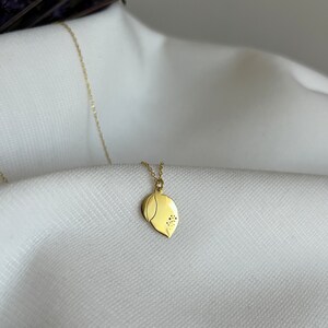 Lemon Necklace • 14K Gold Plated • 925K Sterling Silver • Citrus Fruit ...