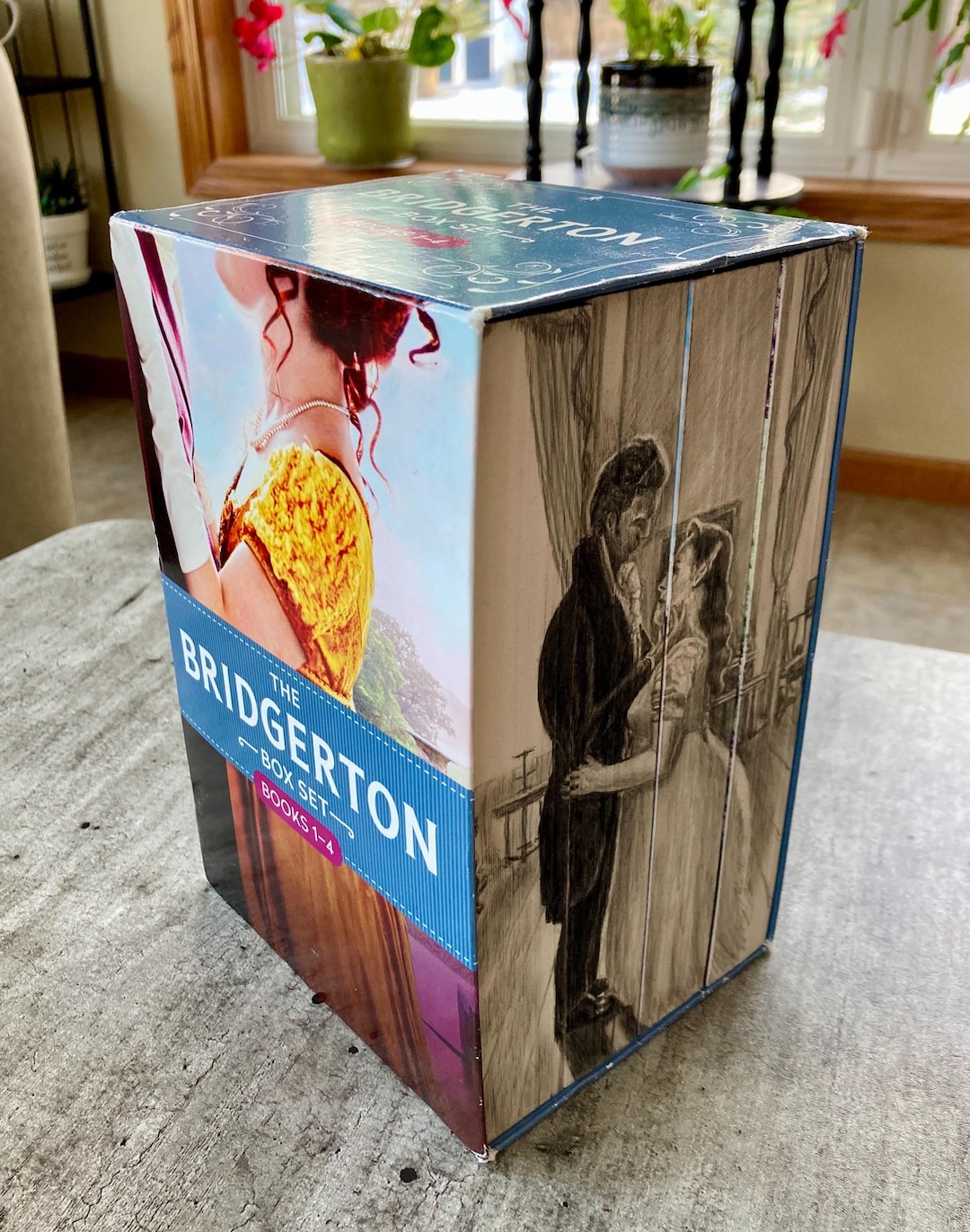 Bridgerton Boxed Book Set 1-4 With Beautiful Edge Artwork - Etsy