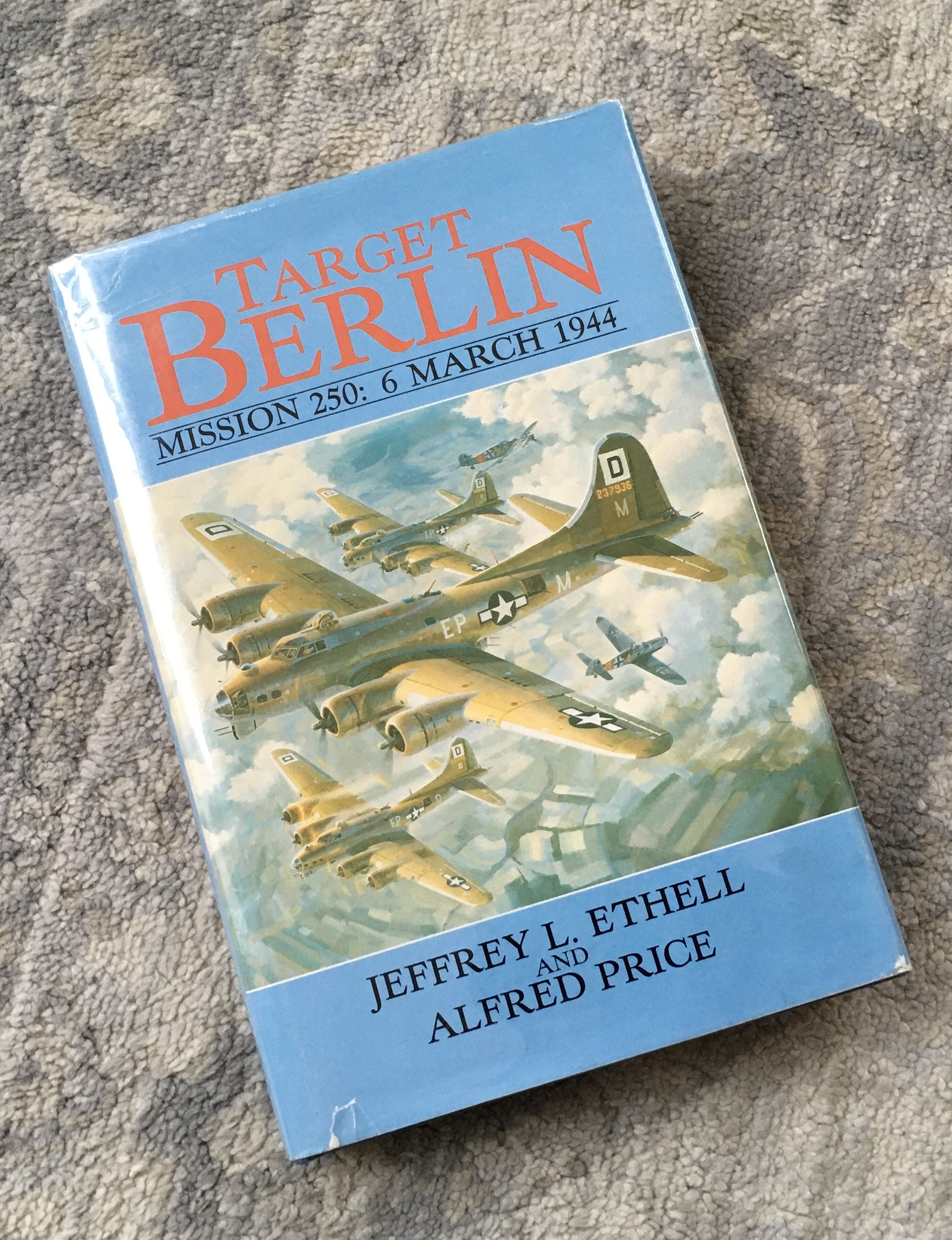 Jeff Ethell's "target Berlin" B-17 Bomber Book Remarqued With Drawing ...