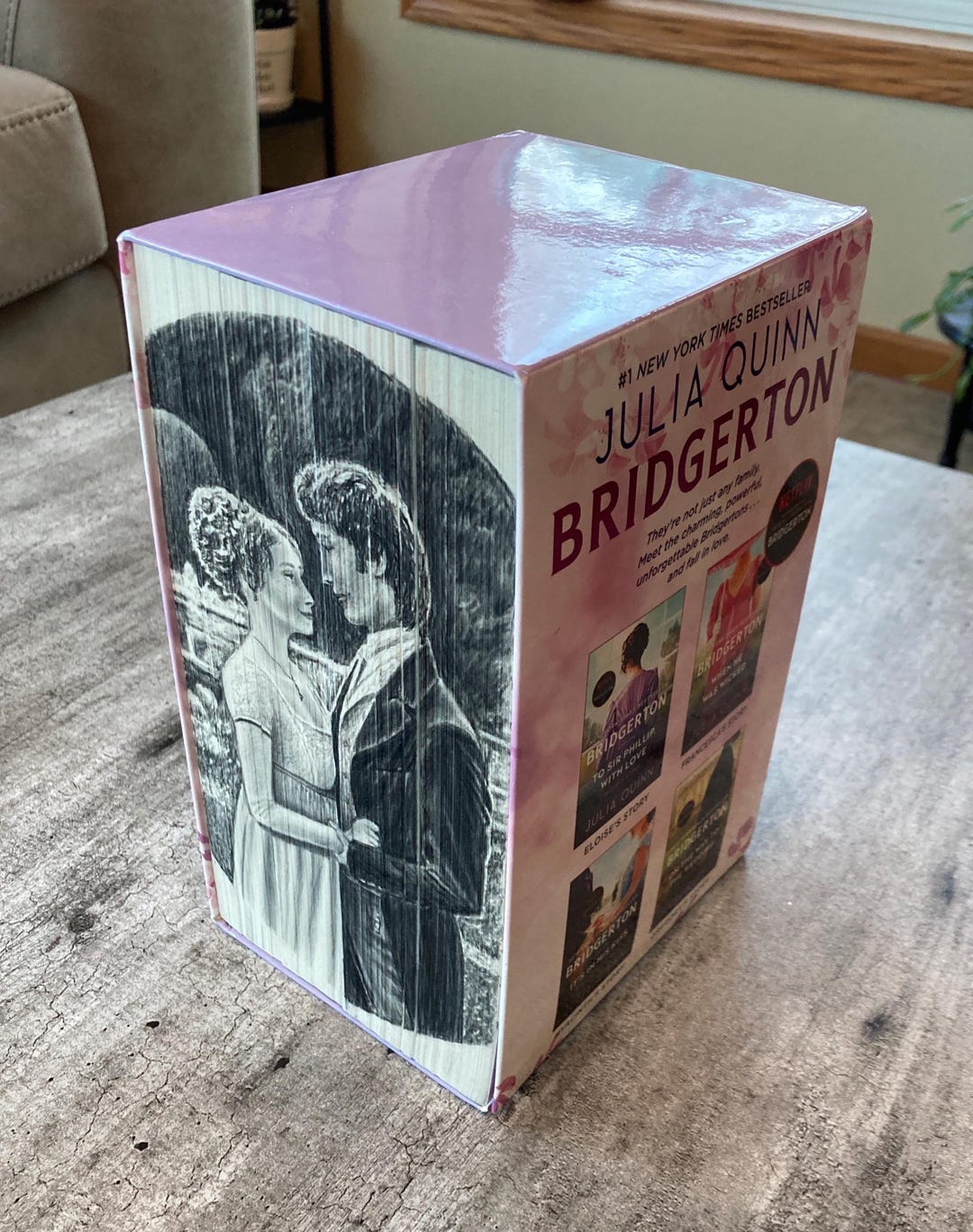Bridgerton Boxed Book Set 5-8 With Beautiful Edge Artwork - Etsy