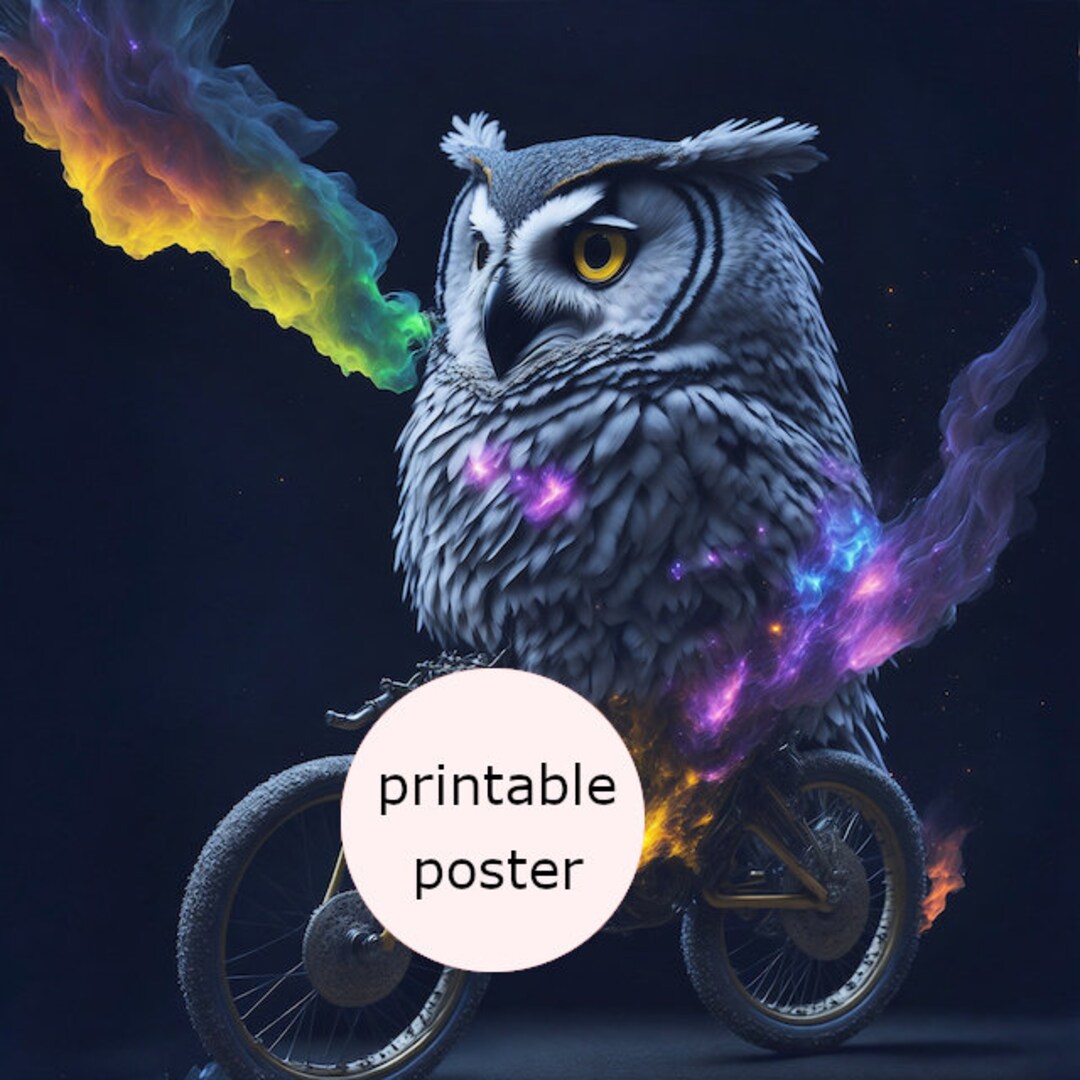 Square Printable Posters With Animals, AI Generated - Etsy