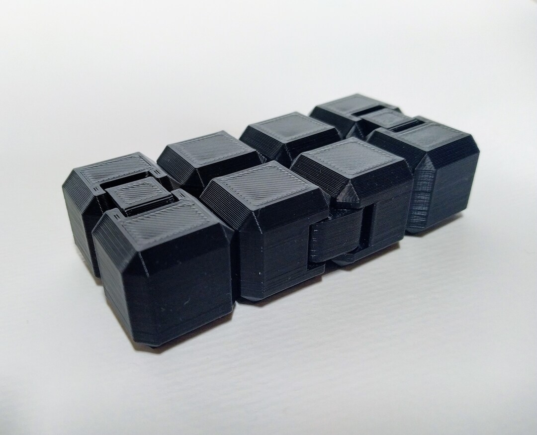 Infinity Cube Stress Reliever 3D Printed Fidget Cube Desk - Etsy