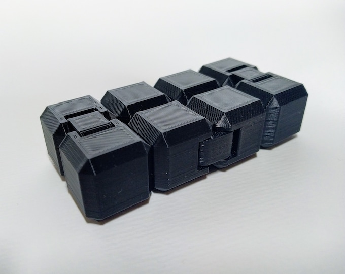 Infinity Cube, Stress Reliever, 3D Printed, Fidget Cube, Desk Toy, Cool ...