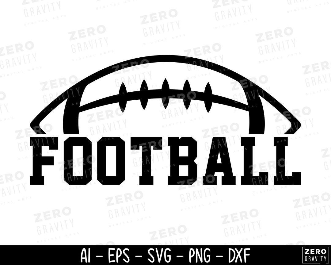 Football SVG, Football Silhouette, Digital Download Football Shirt Svg ...