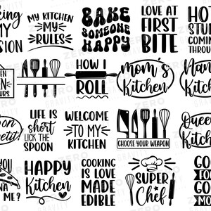 Kitchen Svg Bundle, Kitchen Svg, Kitchen Cut File, Kitchen Quotes Svg ...