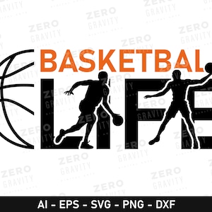 Basketball Life Svg for Shirts, Sweatshirt, Hoodie, Crewneck, Mugs ...