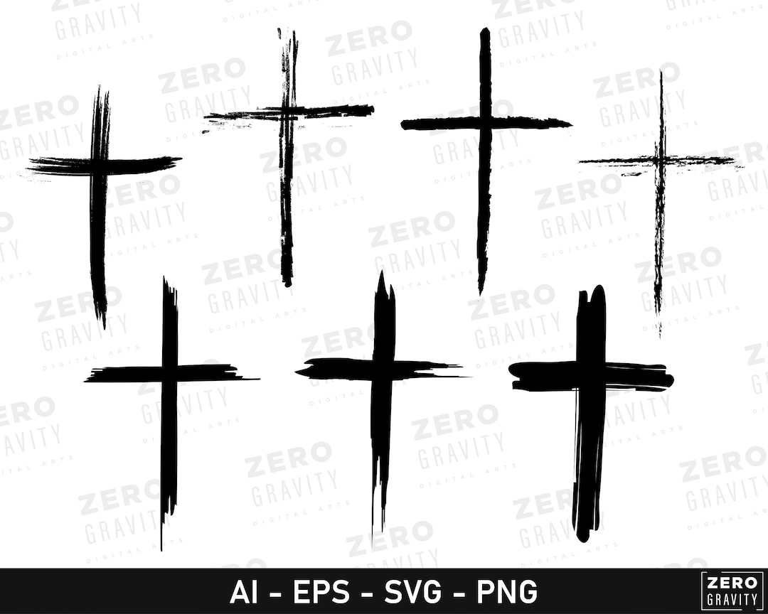 Cross Svg Bundle, Digital Cross Files for Cricut, Cross Png, Christian ...