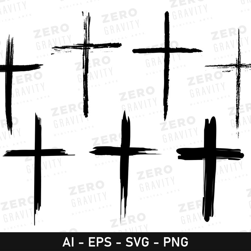 Three Cross Svg - Etsy