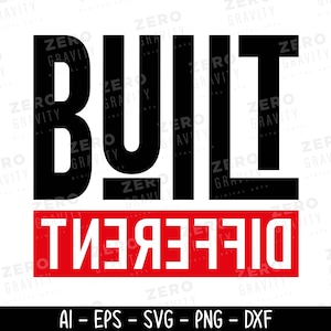 Built Different SVG & PNG, Instant Download, Svg Files for Cricut ...