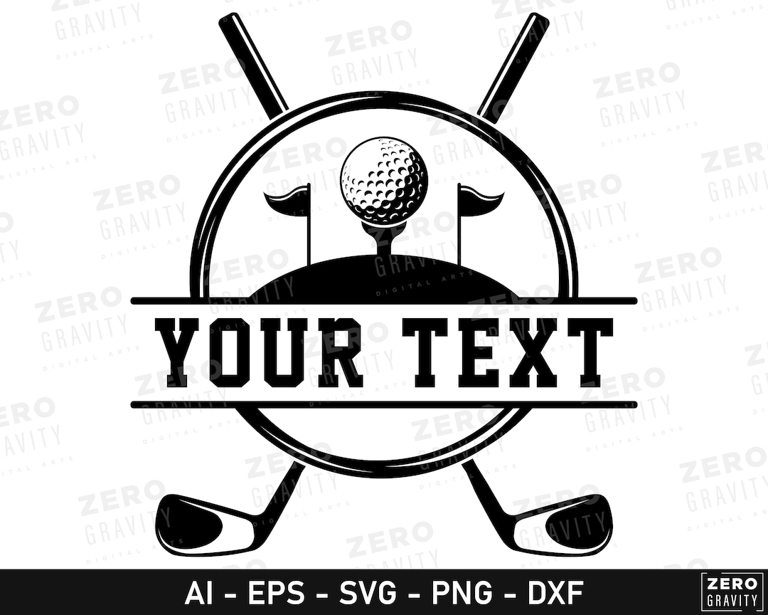 Custom Golf Name SVG: Personalized Golf Ball PNG (digital Download) - Etsy