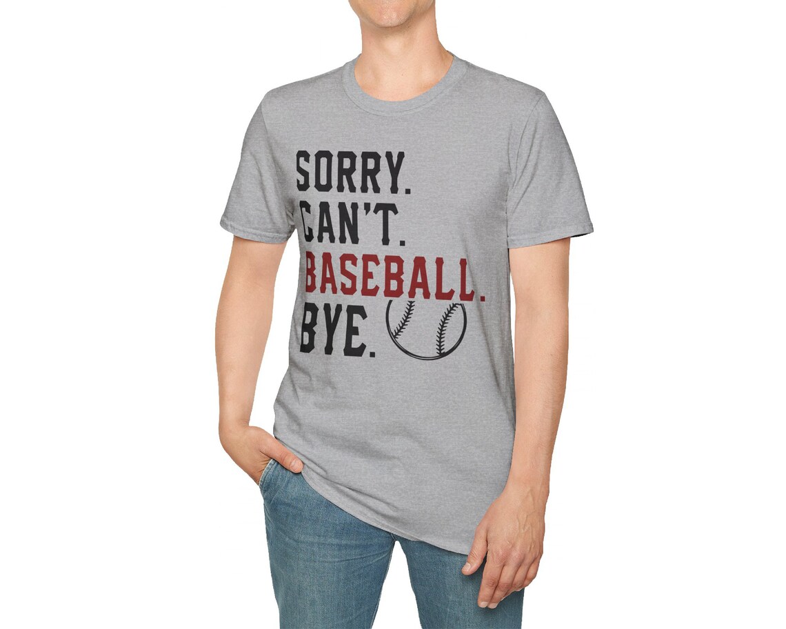 Sorry Can't Baseball Bye SVG: Funny Baseball Mom Design (digital ...