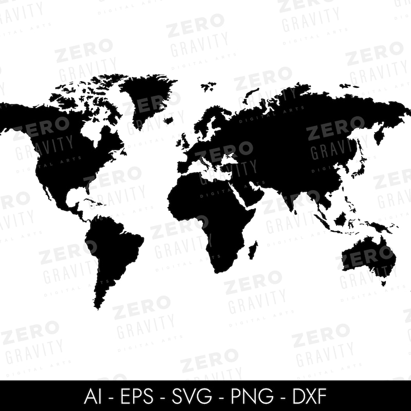 World Map - Etsy