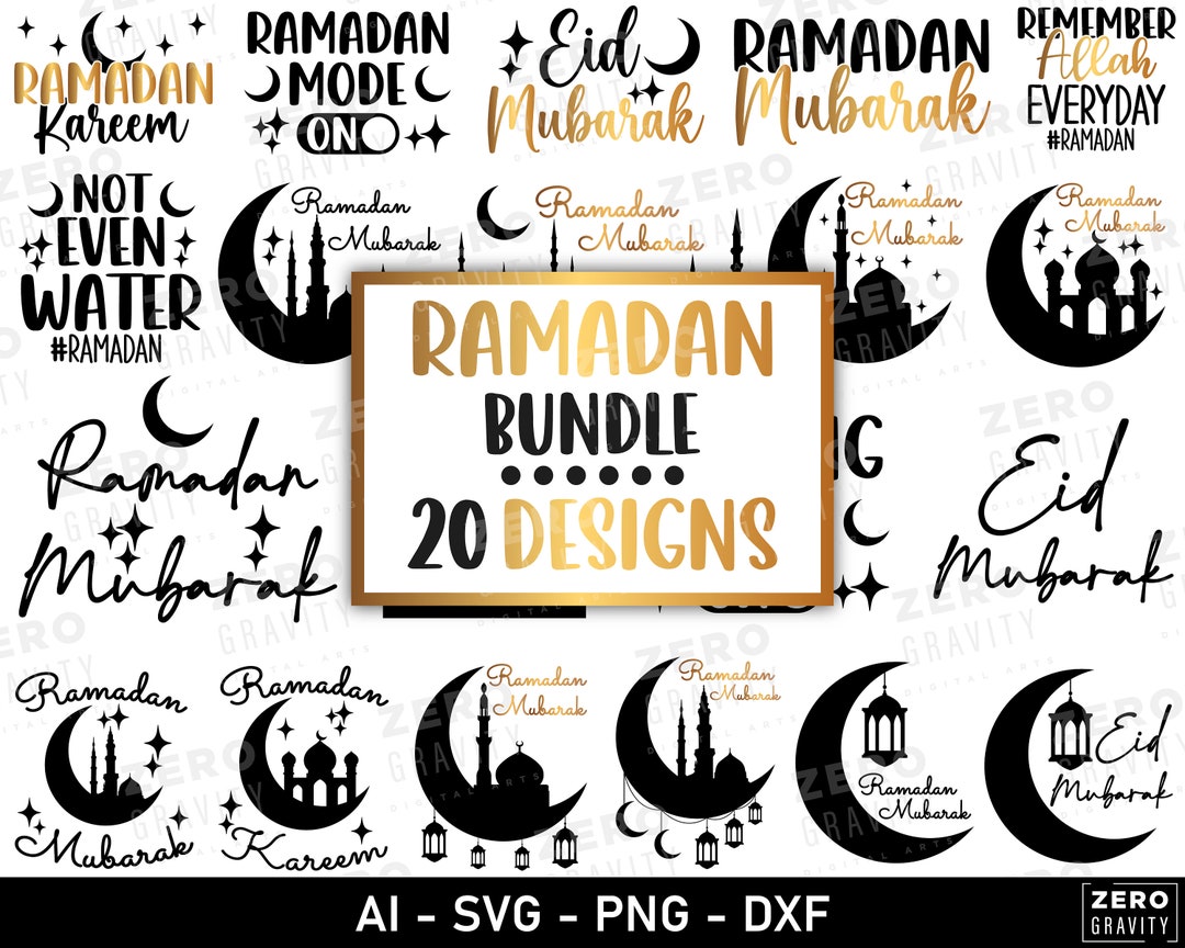 Ramadan Svg Bundle, Digital Download Muslim Ramadan Svg, Ramadan ...