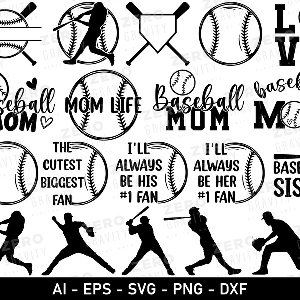 Baseball Svg File - Etsy