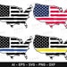 United States Map Svg Bundle, Digital Usa Map Files for Cricut, Us Map ...