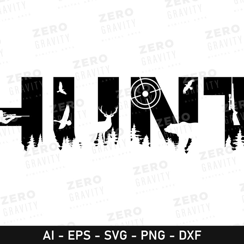 Hunting Svg - Etsy