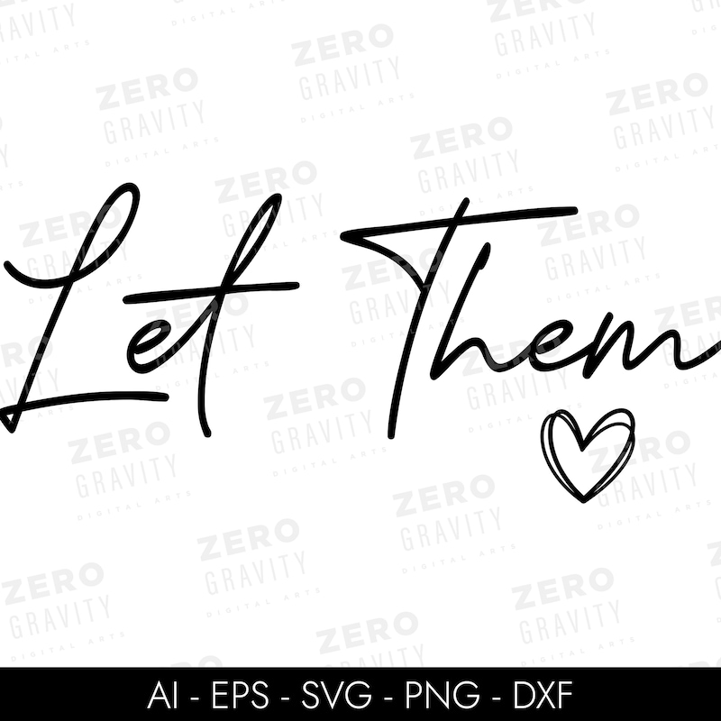 Let Them Svg - Etsy