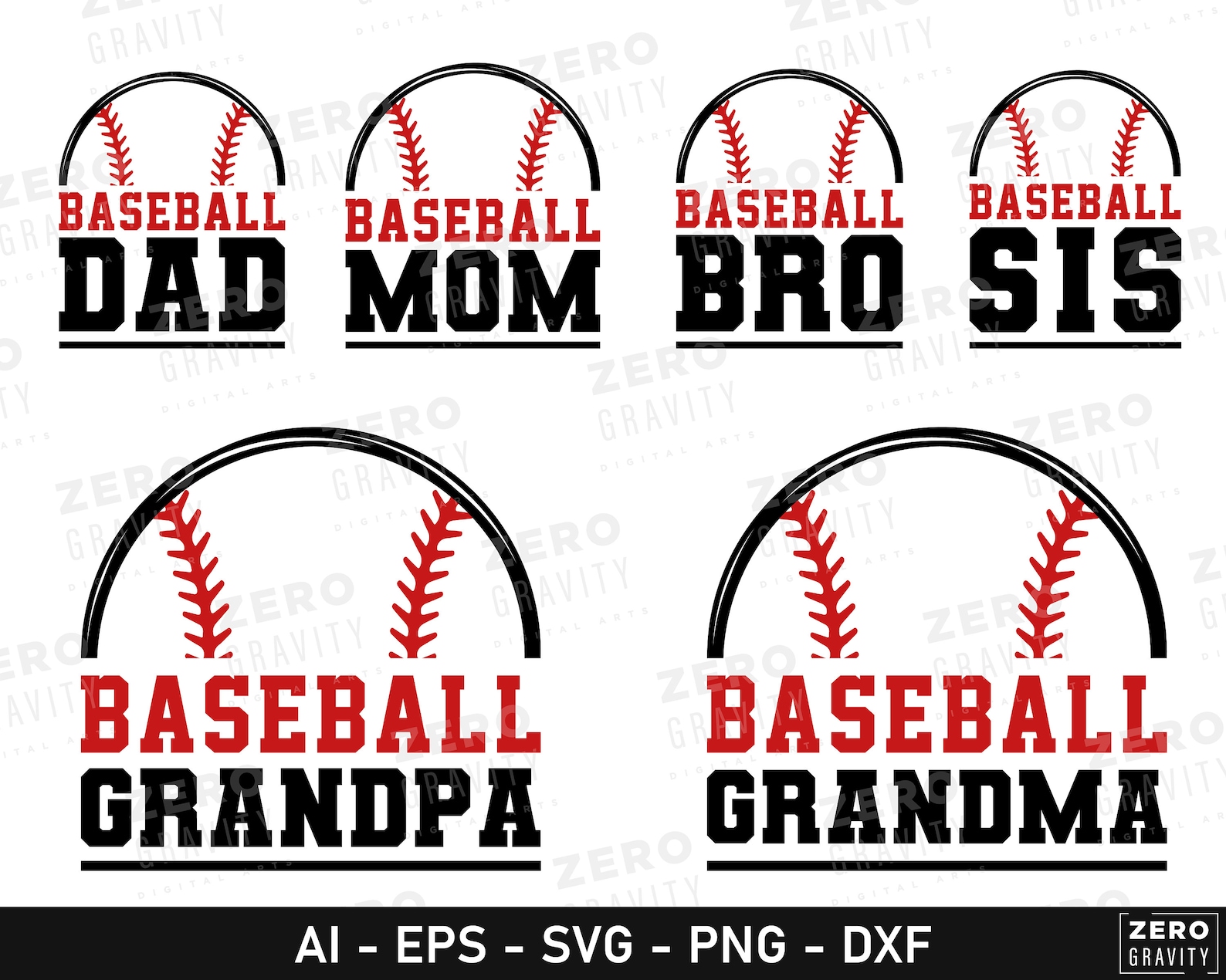 Baseball Family Shirt Svg Bundle, Baseball Mom Svg, Baseball Mama Svg ...