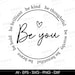 Be You SVG: Motivational Self Love Quote, Women's Shirt Design (digital ...