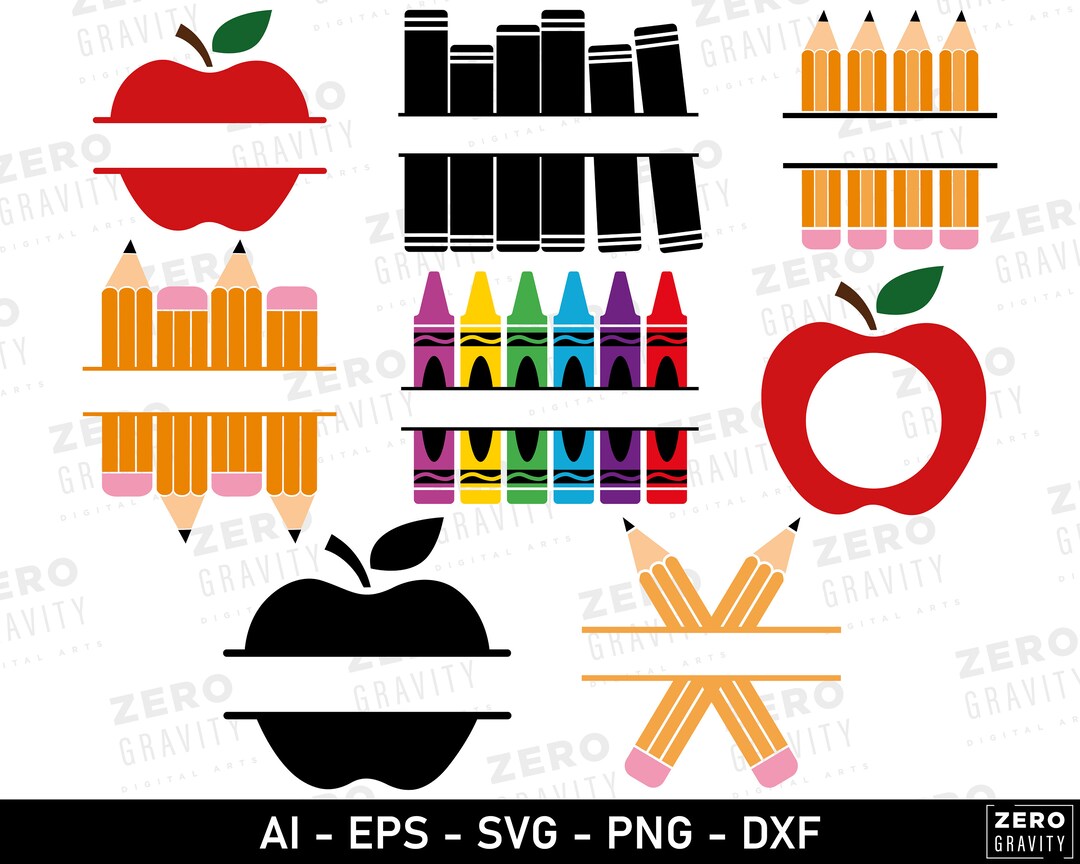 Custom Teacher Name SVG Bundle, Teacher Monogram SVG, Printable Teacher ...