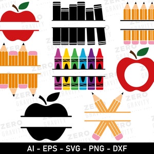 Custom Teacher Name SVG Bundle, Teacher Monogram SVG, Printable Teacher ...
