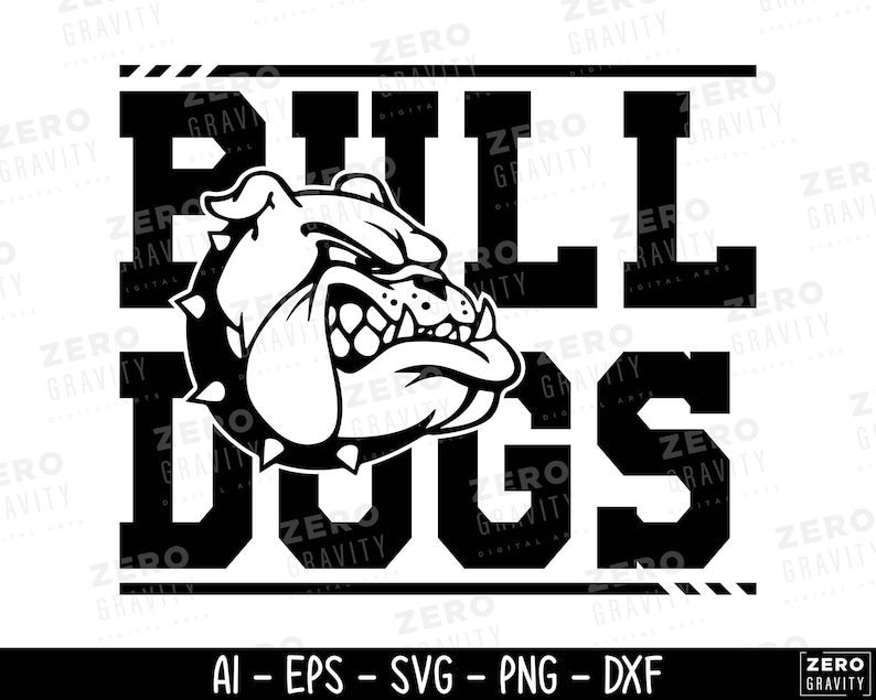Bulldogs Svg, Digital Download Bulldogs Svg Files for Cricut, Bulldogs ...