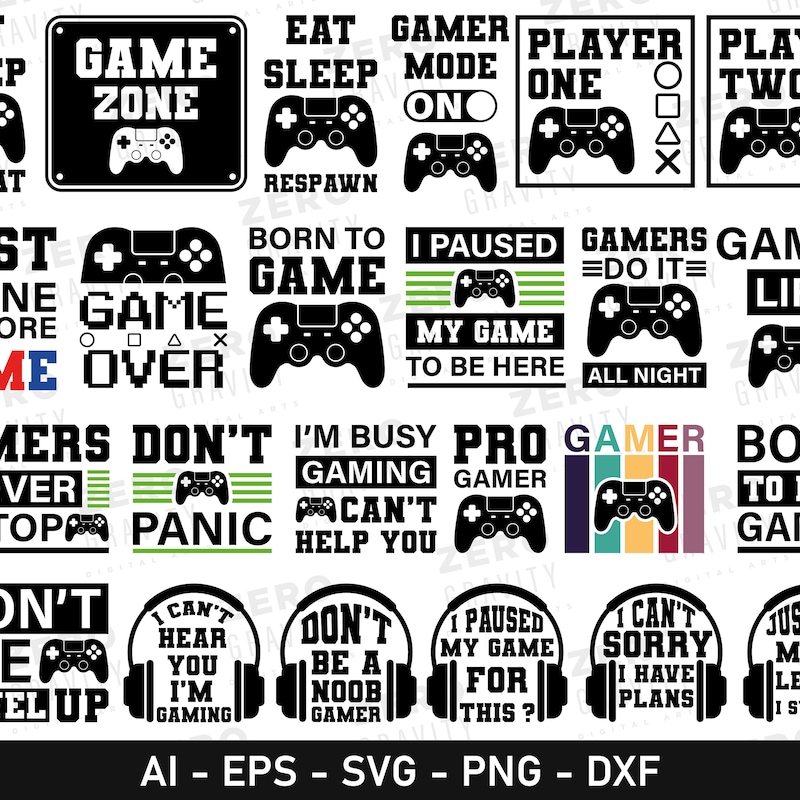 Gaming Svg - Etsy